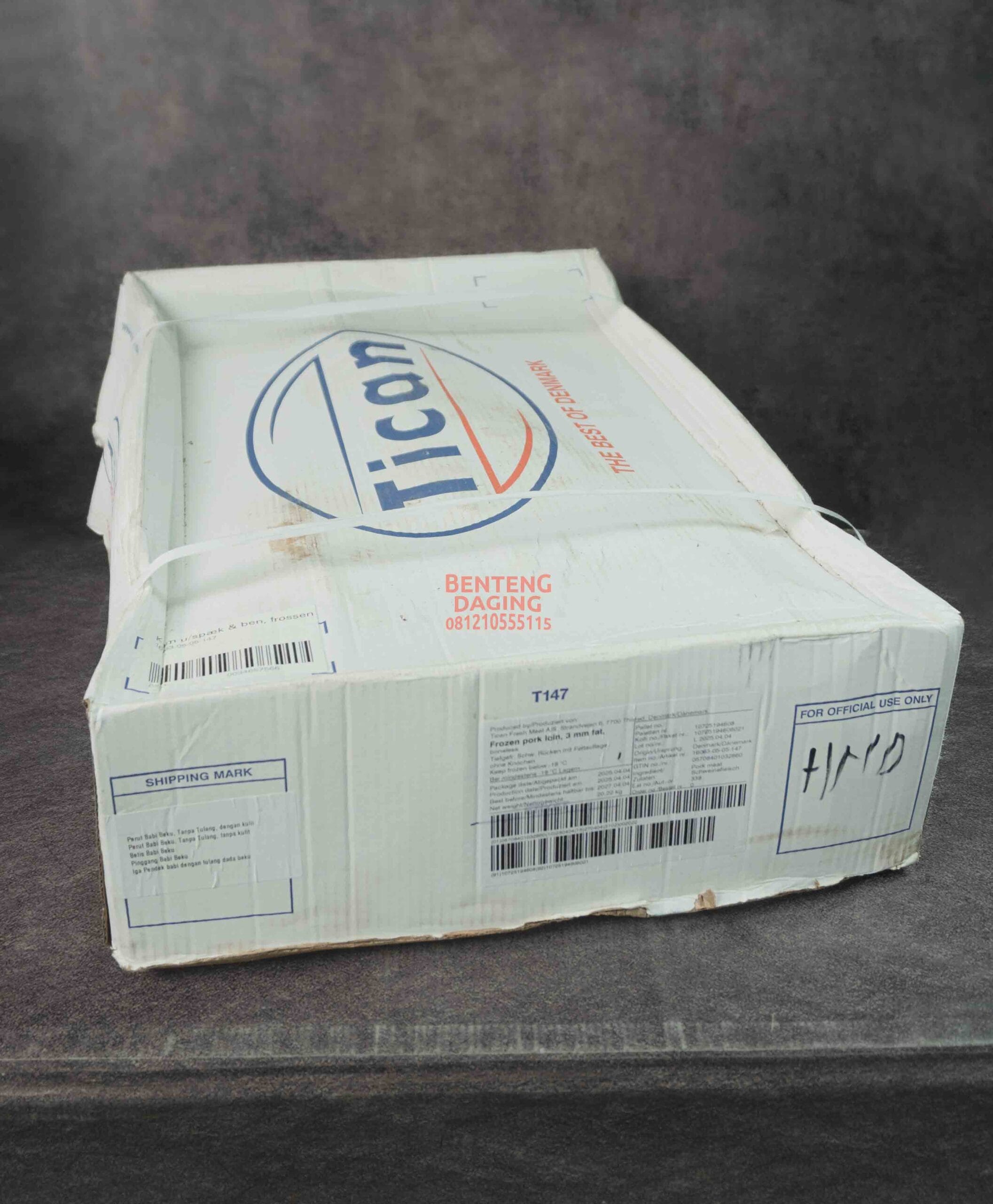 TICAN PORK LOIN BONELESS - Daging Babi Impor Premium Indonesia